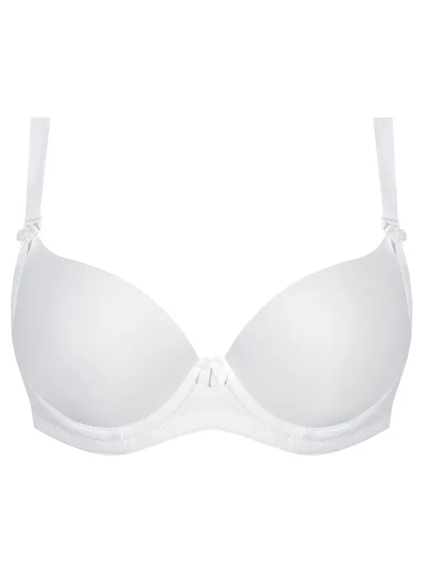 Classic Double Push-Up Bra Mefemi Ida White – Radiant & Fresh | Lascava